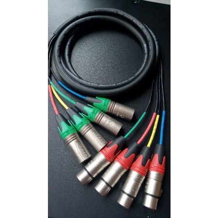 Jual kabel snake 4 channel kabel snake isi 4 cable isi 4 SPL audio ...
