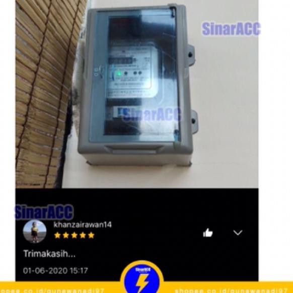 Jual [Original] box kwh meter token kotak pln penutup prabayar ...