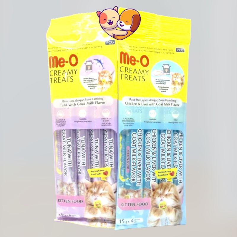 Jual Meo Creamy Treats Kitten (Snack kitten) | Shopee Indonesia