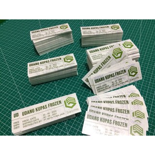 Jual Cetak Label Sticker Vinyl Potong Kotak/Persegi | Shopee Indonesia