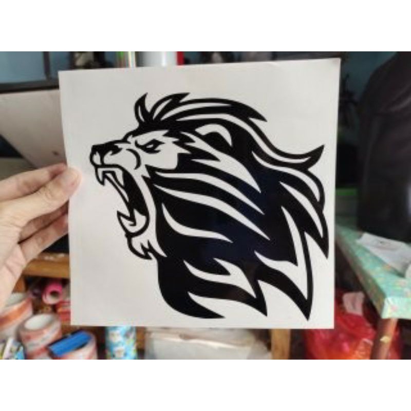 Jual STIKER SINGA 2 UKURAN LAPTOP | STICKER CUSTOM ANIME BAND LOGO DLL ...