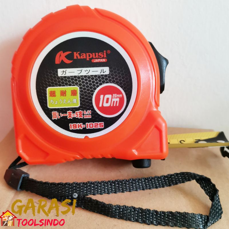 Jual meteran tangan 10 meter KAPUSI JAPAN meteran tarik 10 meter ...