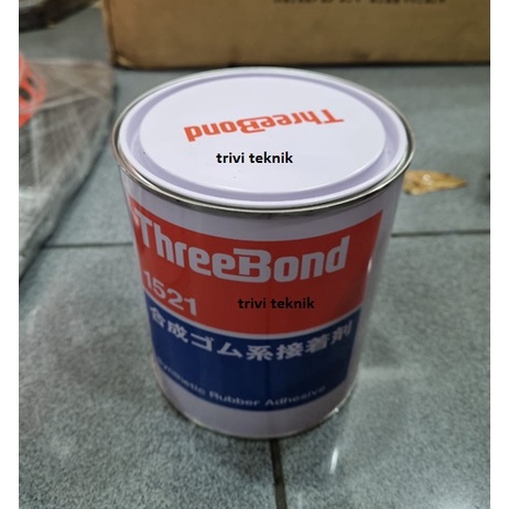 Jual threebond 1521 adhesive synthetic rubber,lem treebond tb kaleng | Shopee Indonesia