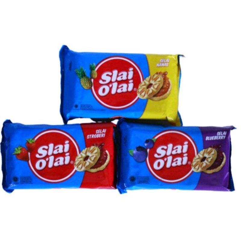 Jual Roma Slai Olai Family Pack 192gr Strawberry/ Nanas/ Blueberry ...