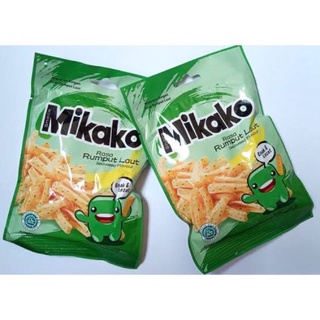 Jual snack jajanan mikako rasa rumput laut 20gr 1 pack isi 10pcs ...