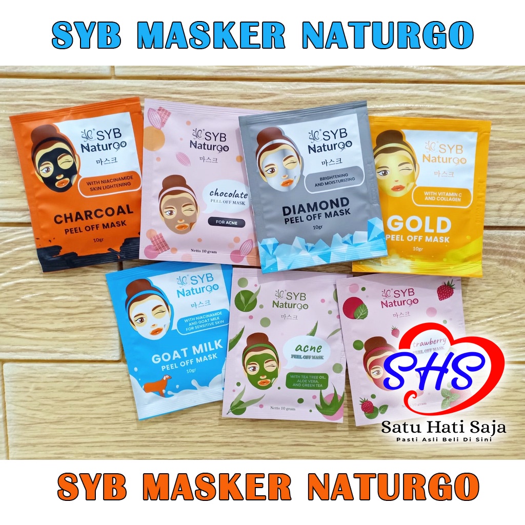 Jual ECER SACHET - SYB MASKER NATURGO PEEL OFF MASK/MASKER LUMPUR ...