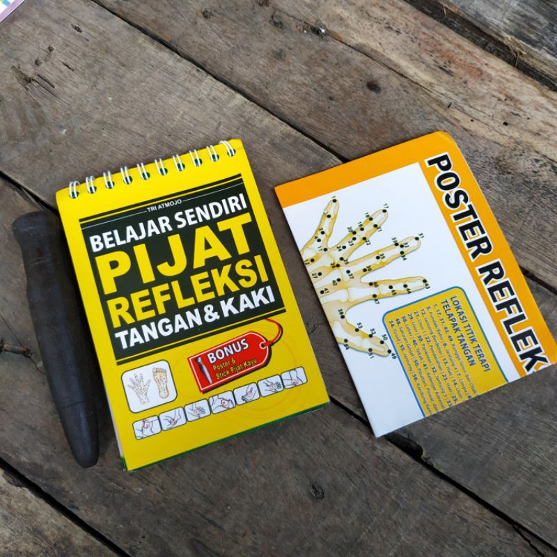 Jual Belajar Sendiri Pijat Refleksi Tangan & Kaki (Bonus Poster & Stik ...