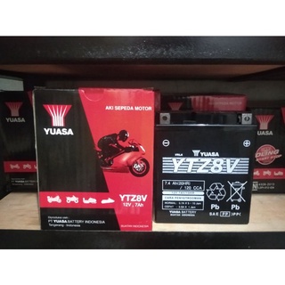 Jual Aki Motor Yuasa YTZ8V Aki Motor HONDA CBR 250 CRF 250 Rally KAWASAKI KLX 250 KLX 150 cc ...