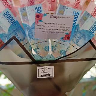 Jual Large Standing Money Bouquet / Buket Bucket Bunga Uang Asli ...