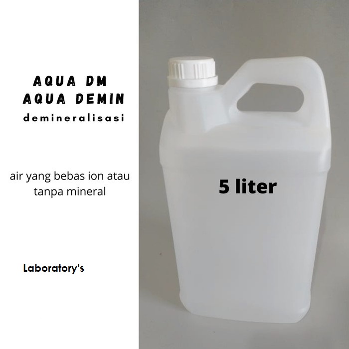 Jual aqua demin / determinasi / air demin / aqua dm 5 liter | Shopee ...