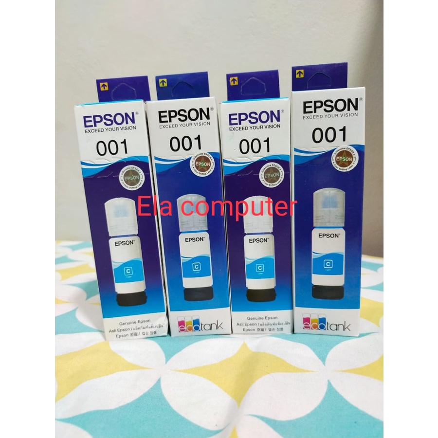Jual Tinta Epson 001 Cyan Premium | Shopee Indonesia