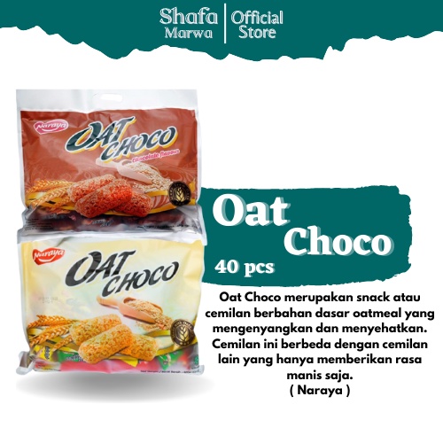 Jual Oat Choco Naraya Netto 400 gr Isi 40 pcs x @10gr makanan sereal ...