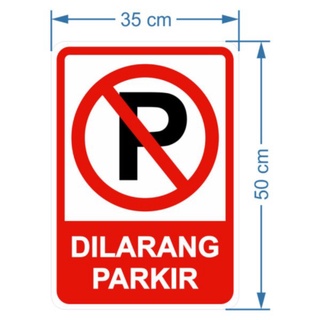 Jual Rambu - rambu Lalu Lintas Dilarang Parkir | Shopee Indonesia