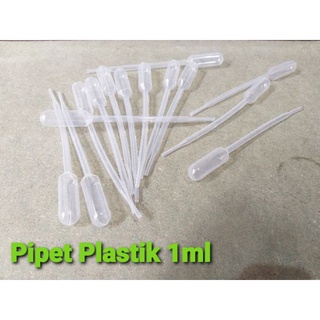 Jual Pipet Plastik Ukuran 1 ml panjang 14.5 cm / Alat tetes cairan ...