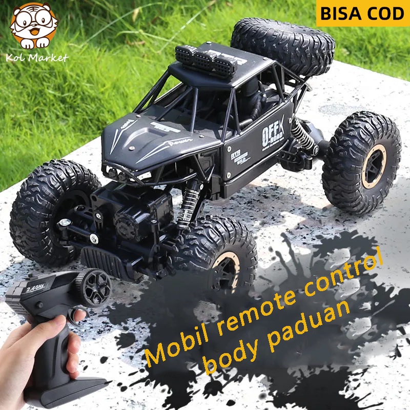 Jual mobil rc 1:18 rc mainan rc kendaraan off-road bahan paduan mainan rc hadiah ulang tahun ...