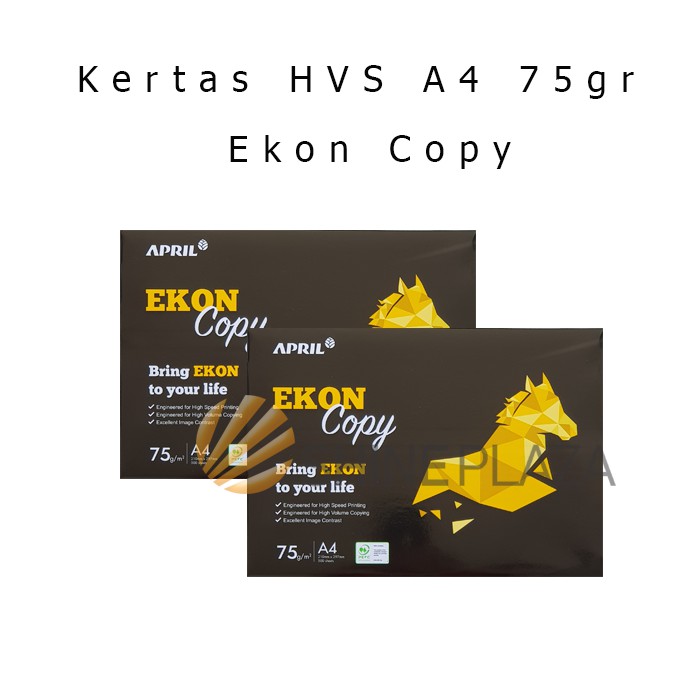 Jual Kertas HVS A4 75gr Ekon Copy - Kertas Fotocopy Putih A4 70gr ...