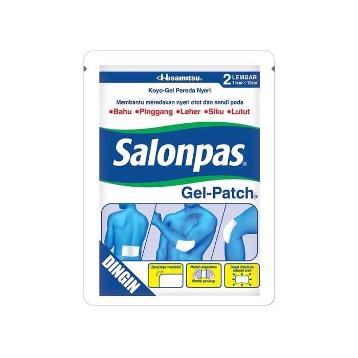 Jual NEW SALONPAS Gel Patch 2 Lembar - DENGAN GEL DINGIN | Shopee Indonesia