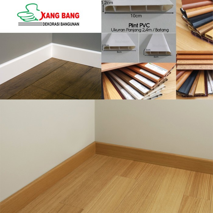 Jual LIST PVC PLINT/LIST PLANK/SKIRTING LIST LANTAI KAYU LANTAI VINYL 2.4M | Shopee Indonesia
