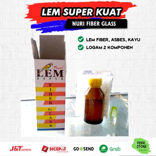Jual Lem Super Fiber Glass Nuri/ Lem Fiberglass/ Lem asbes Kayu/ Lem ...