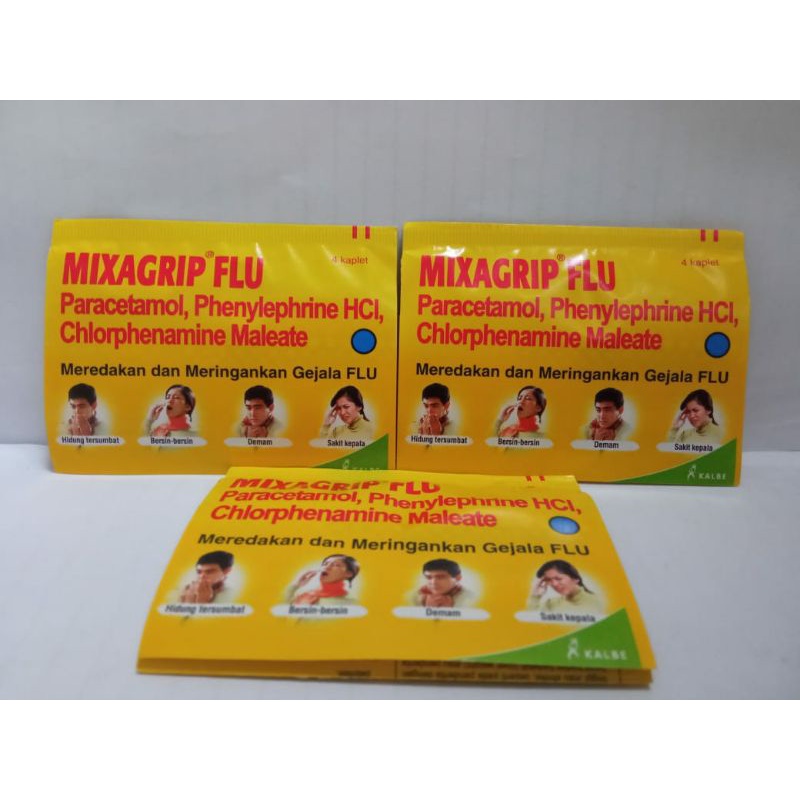 Jual Mixagrip Flu Tablet strip | Shopee Indonesia