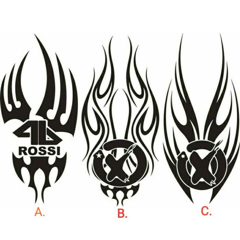 Jual Stiker Cutting Sticker Motor Stiker Slebor Depan | Shopee Indonesia