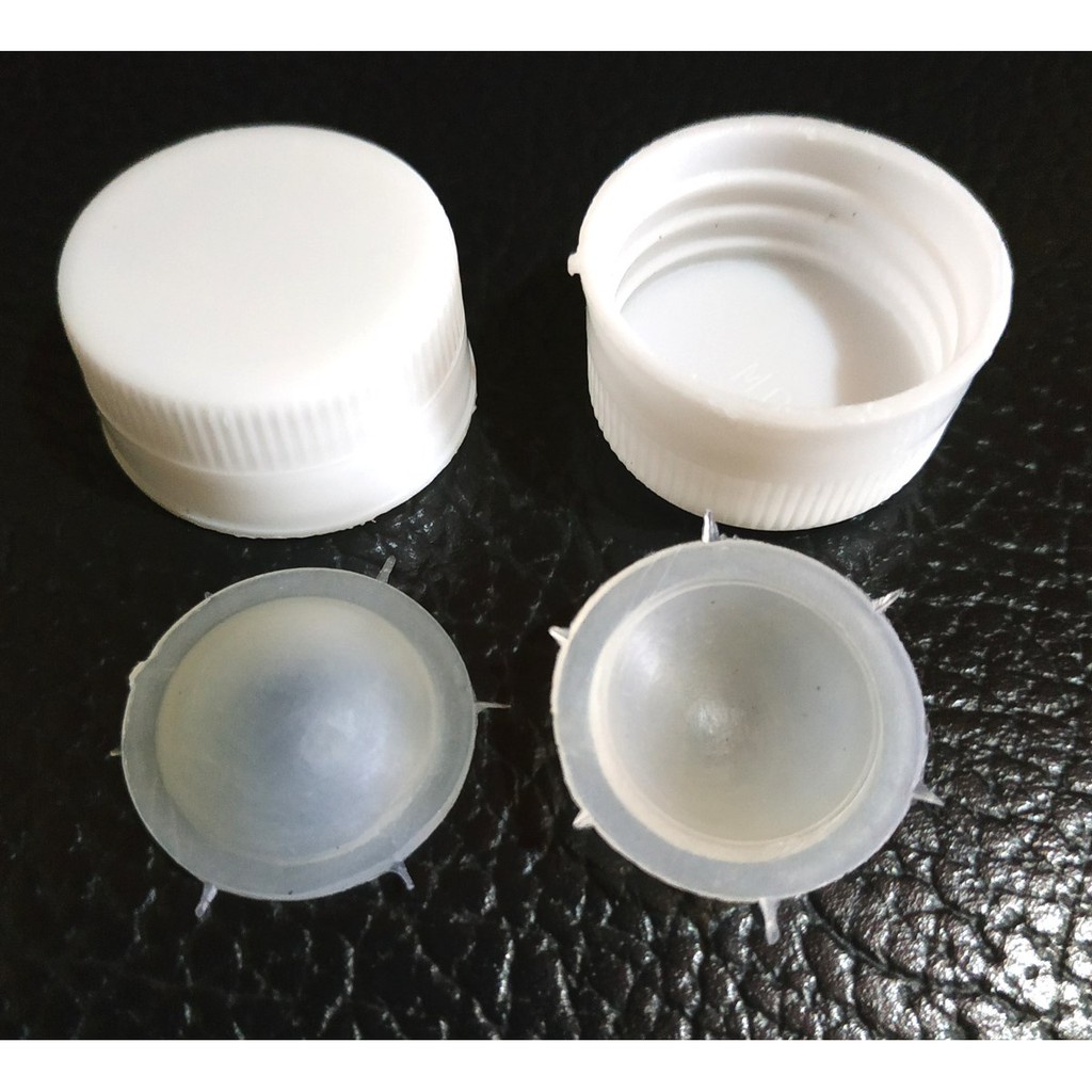Jual jual tutup botol plastik warna putih untuk botol marjan, botol ...