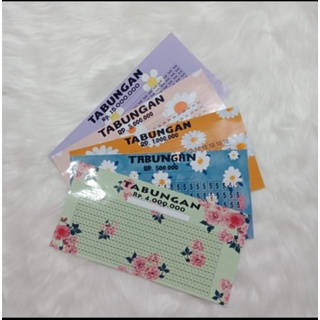 Jual stiker tabungan target viral tik tok size M | Shopee Indonesia