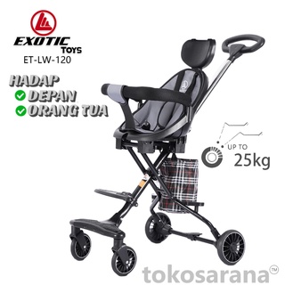 Jual Kereta Dorong Bayi Exotic ET-LW120 Up To 25kg Hadap Depan atau ...