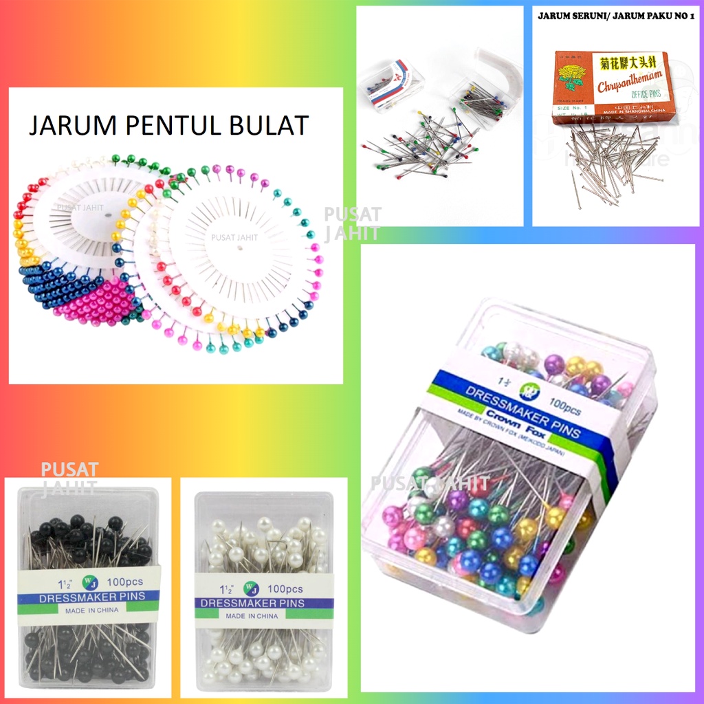 Jual JARUM PENTUL - JARUM PENTOL MINI - BULAT - PAKU | Shopee Indonesia
