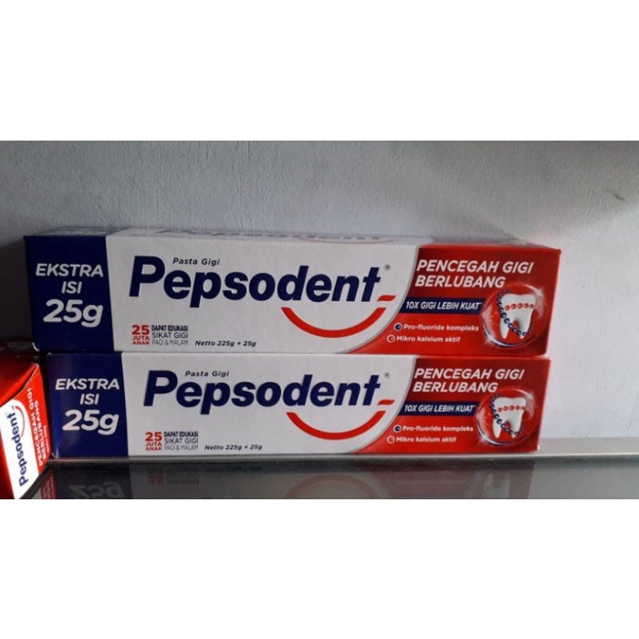 Jual Pepsodent 225gr + Ekstra 25gr Exp 2024 | Shopee Indonesia
