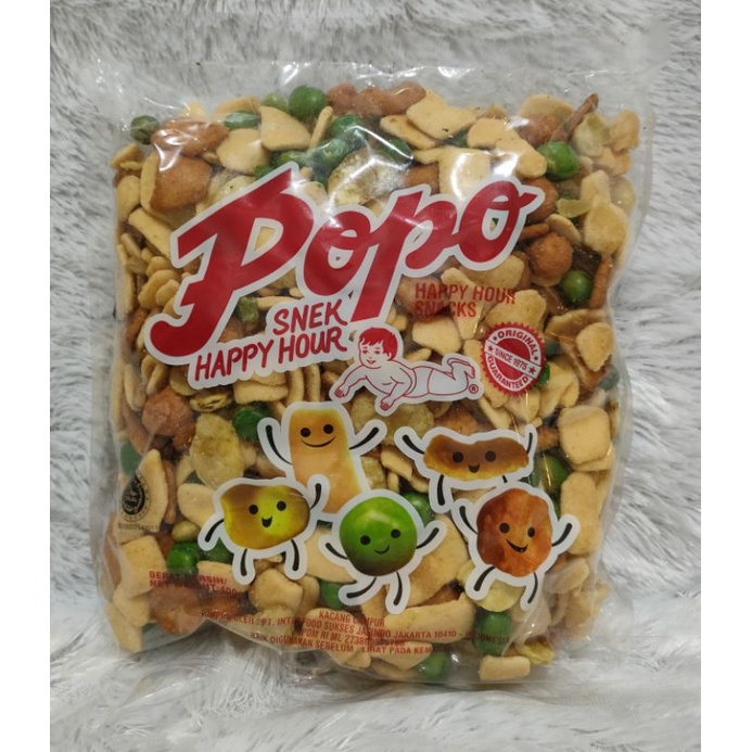 Jual Popo Snack/Snack Happy Hour/Kacang Campur/Popo Muruku Ikan ...