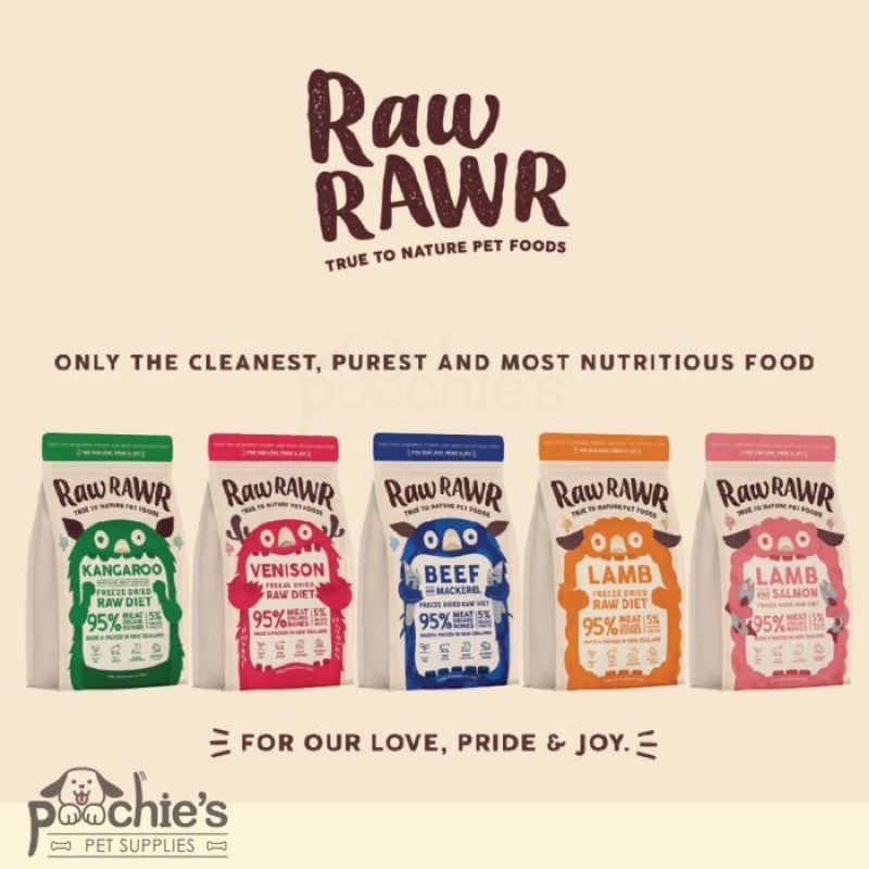 Jual Raw Rawr Freeze Dried 100g (Dog & Cat food) | Shopee Indonesia