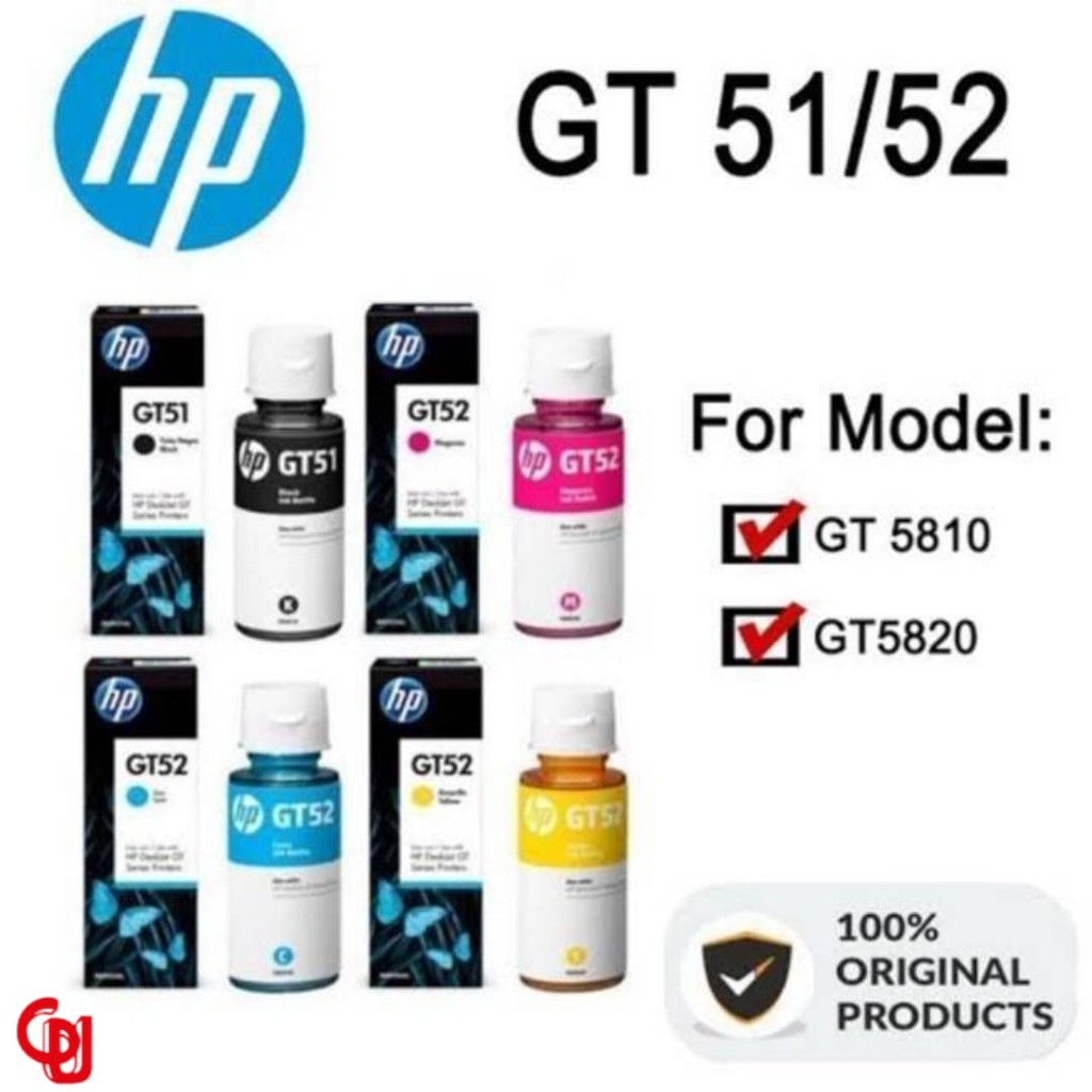 Jual HP Black Ink Bottle GT51 Black & GT52 Color Indonesia|Shopee Indonesia