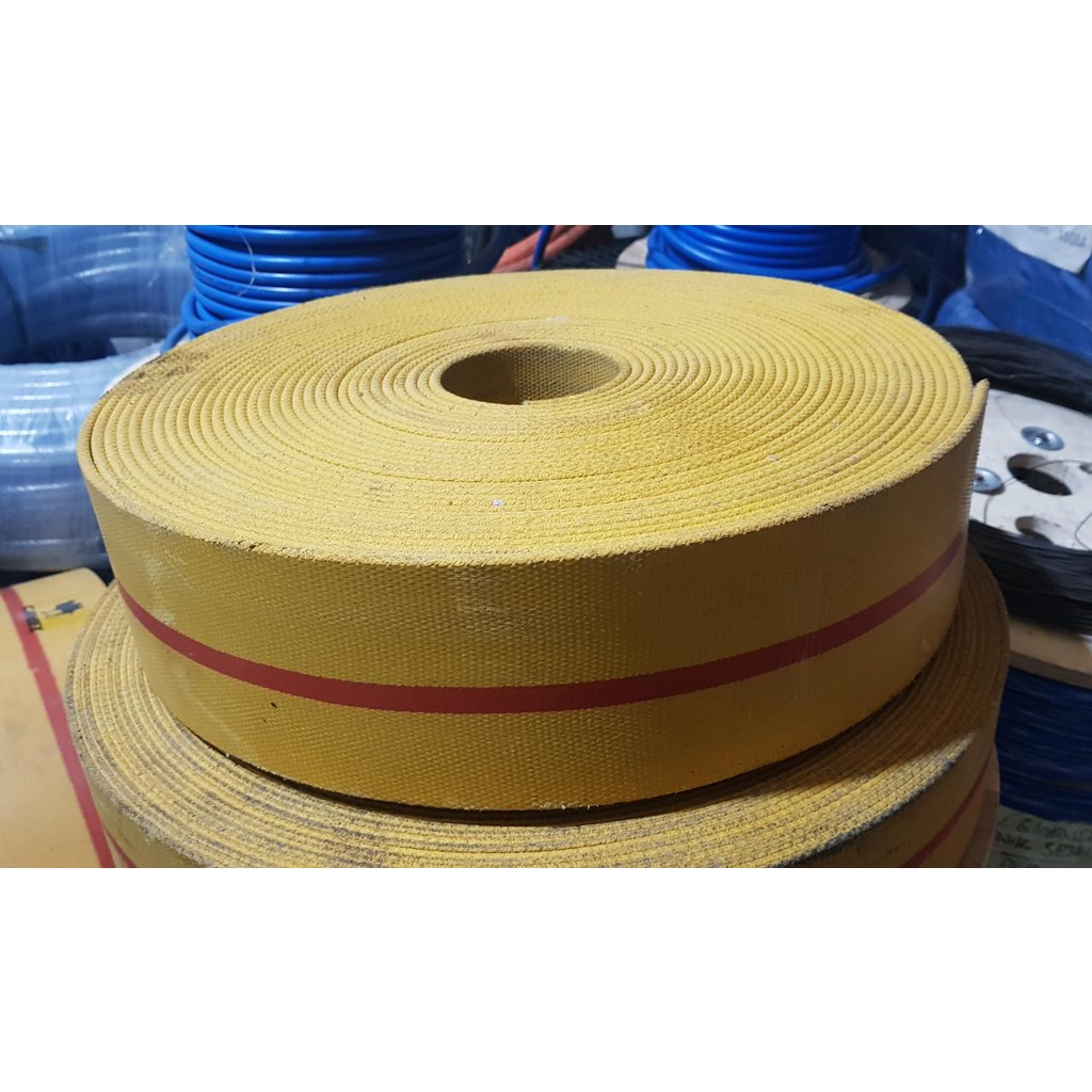 Jual TALI BAN MESIN 4 INCI/ BELT CONVEYOR KUNING 4"/ BELT KUNING 4 ...