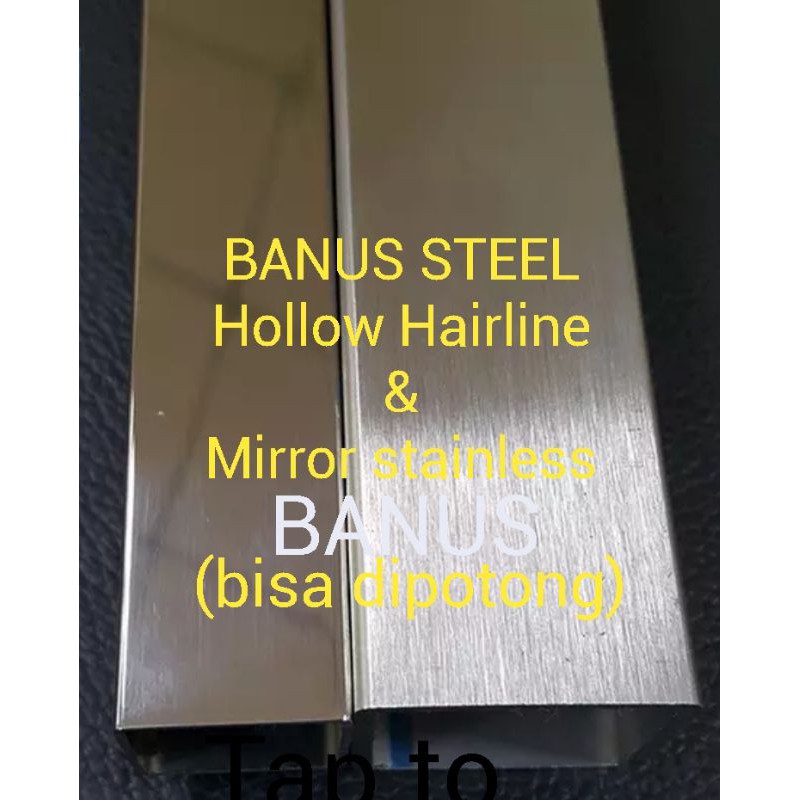 Jual Hollow stainless 40 x 40 x 1 mm panjang 6 mtr pipa kotak hollow ...