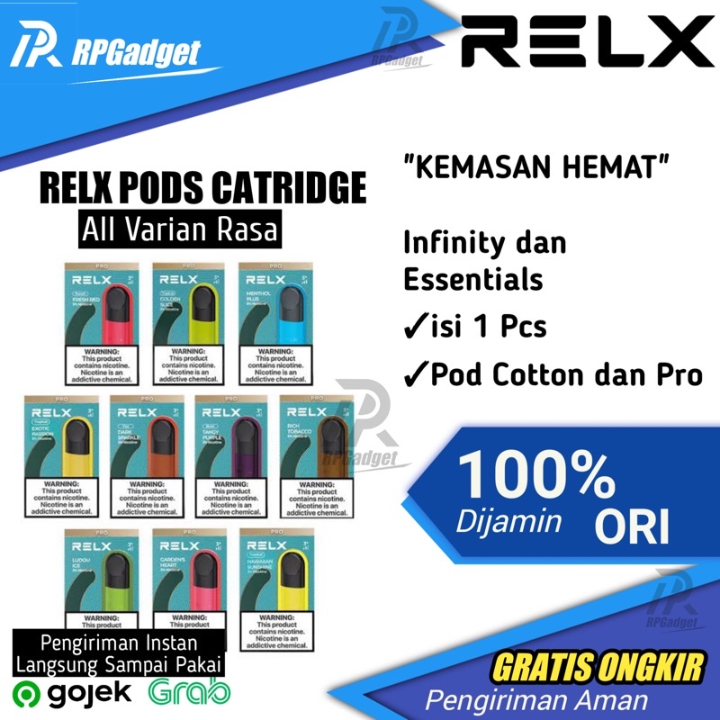 Jual Relx Pods Pro Infinity/Essential isi 1pcs (New) | Shopee Indonesia