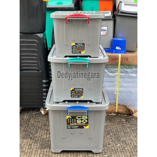 Jual Container Box Silver CB 45,60,90 / Container Box Abu-Abu / Kotak ...