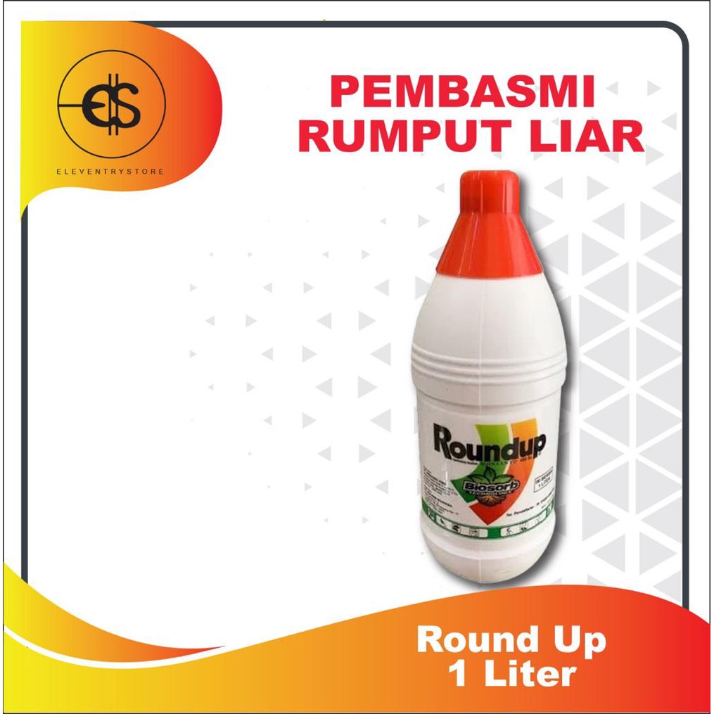 Jual RoundUp 486 SL 1 Liter Obat Pembasmi Rumput Liar dan Gulma - Round ...