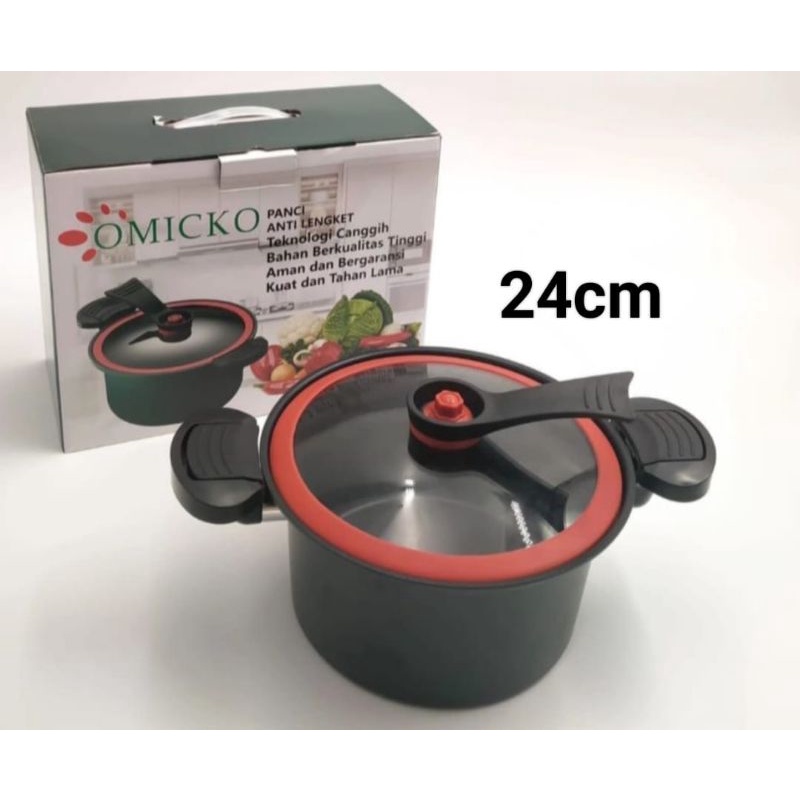 Jual PANCI PRESTO VIRAL OMICKO 3,5L / PANCI ANTI LENGKET 24cm ...