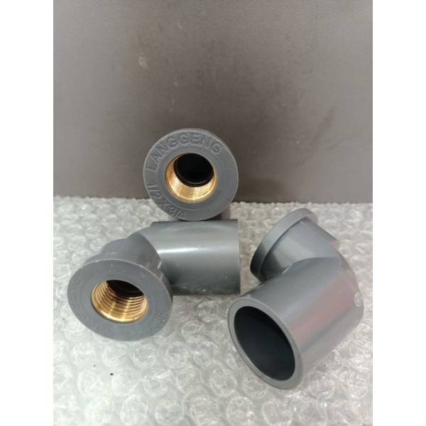 Jual Keni Drat Dalam Kuningan Fitting PVC Merk Langgeng / Supra 1/2" x ...