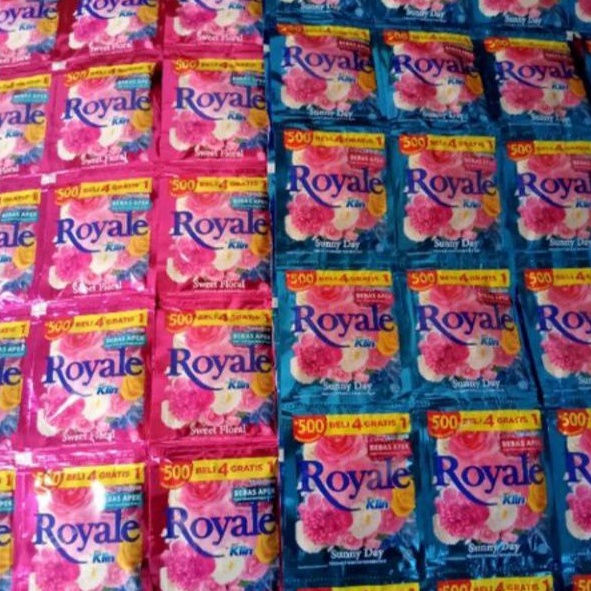 Jual Royale pewangi dan pelembut pakain sachet isi 12 sachet/renceng ...