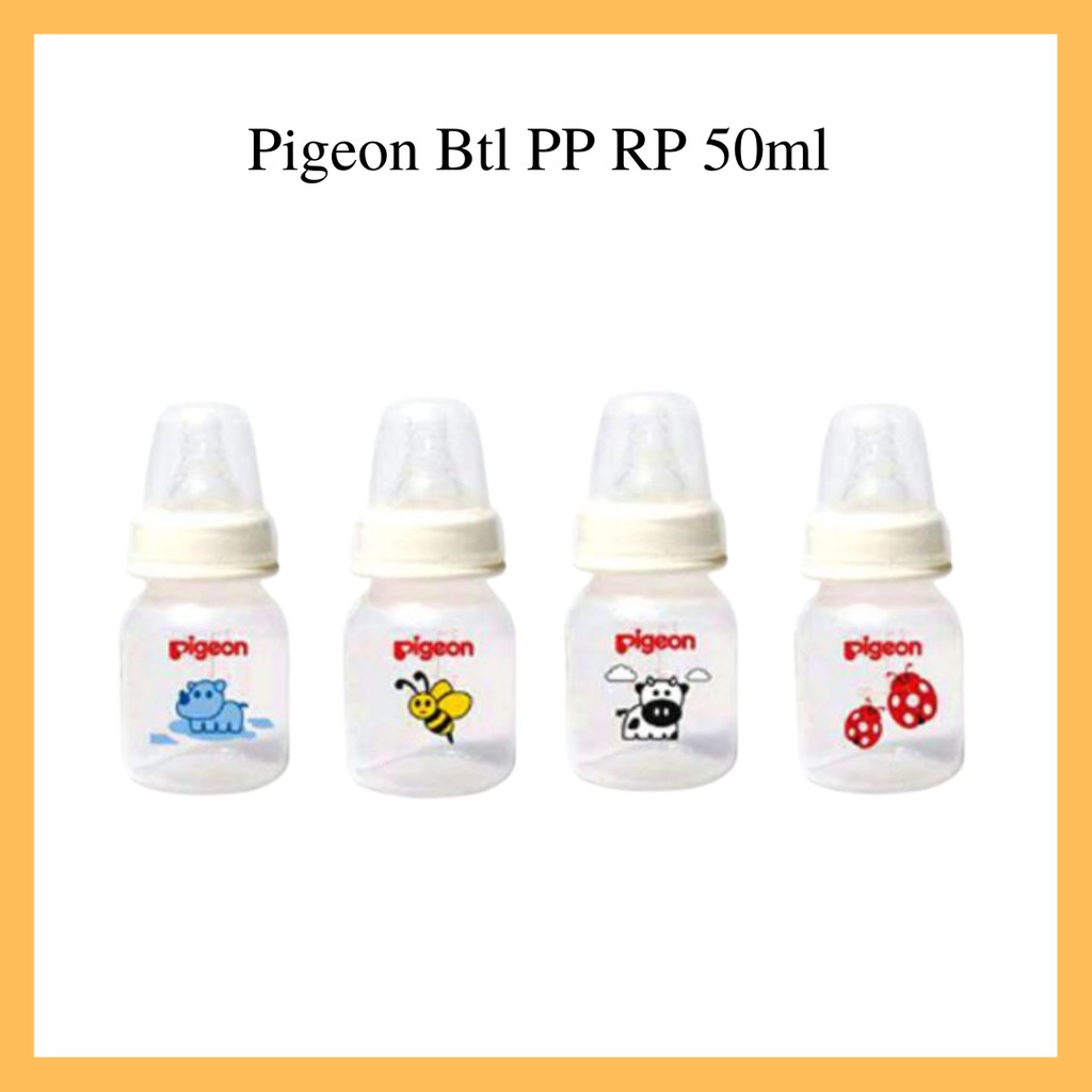 Jual Pigeon BTL PP RP 50 ML W/S TYPE SILICONE NIPPLE - Botol Susu ...