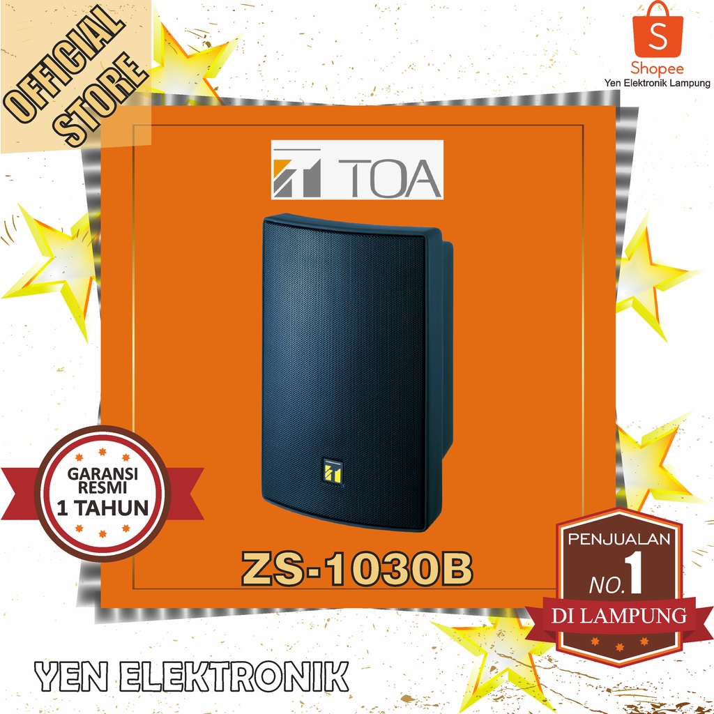 Jual TOA Universal Speaker ZS 1030 B/W 30 Watt Garansi Resmi TOA 1 Tahun | Shopee Indonesia