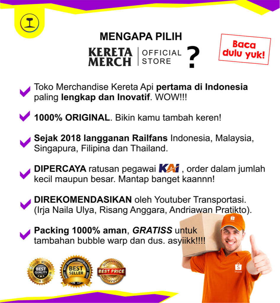 Produk Kereta Merch | Shopee Indonesia