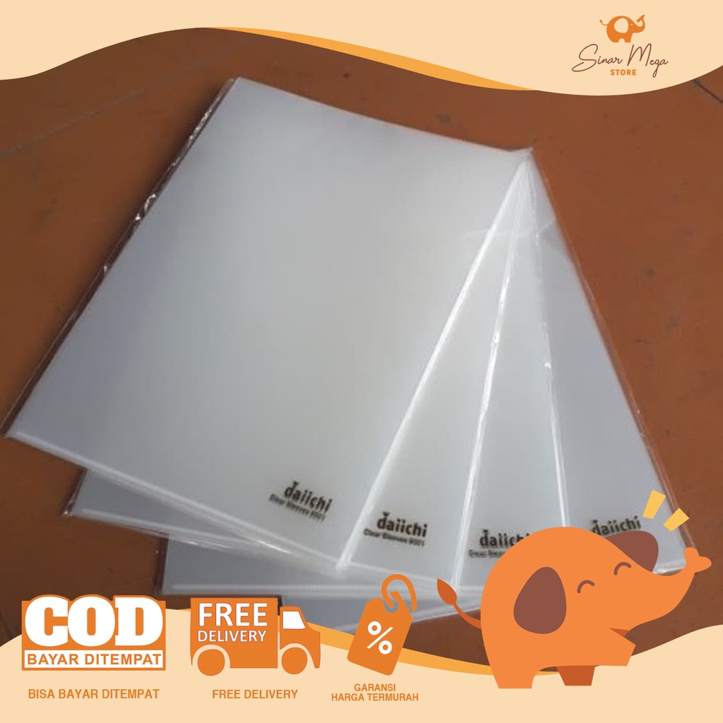 Jual Daiichi Clear Sleeve F4 / Daiichi Folder Map L F4 Clear ...