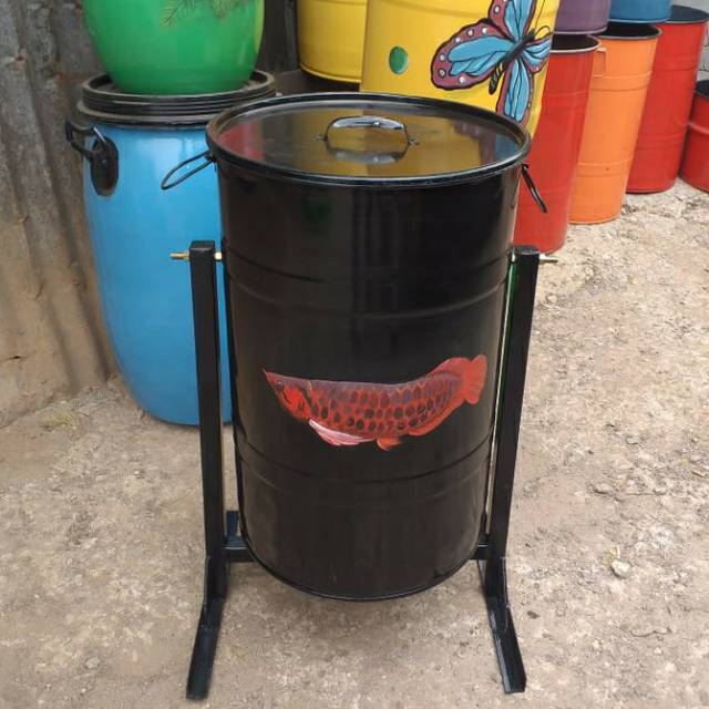 Jual Tong Sampah Besi 60 LT Lukis Arwana | Shopee Indonesia Jual Tong Sampah Besi 60 LT Lukis Arwana | Shopee Indonesia