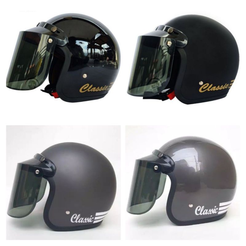 Jual helm clasic murah | Shopee Indonesia