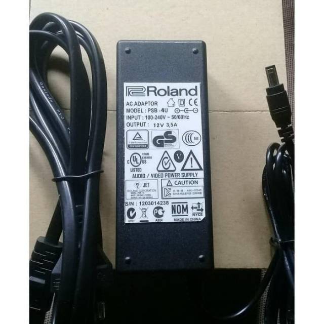 Jual Adaptor Keyboard ROLAND PSB-4U 12v-3,5A | Shopee Indonesia