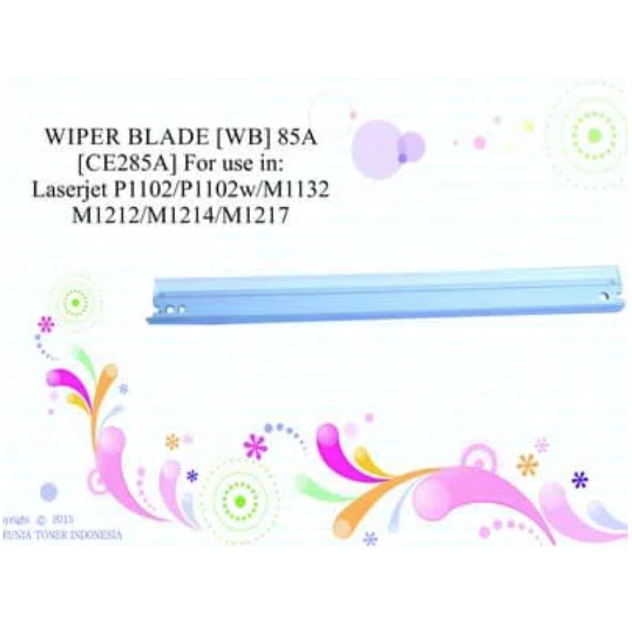 WIPER BLADE [WB] 85A 35A [CE285A] For use in: Laserjet P1102 ...