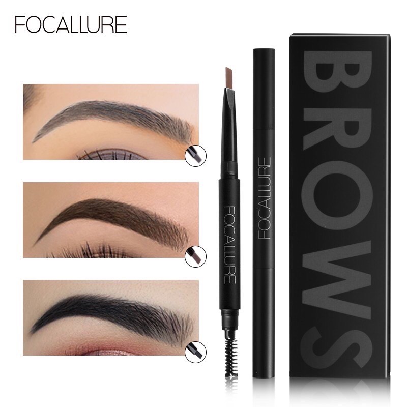 Official Distributor Focallure Auto Brows Pen Eyebrow Matic FA18 Pensil ...